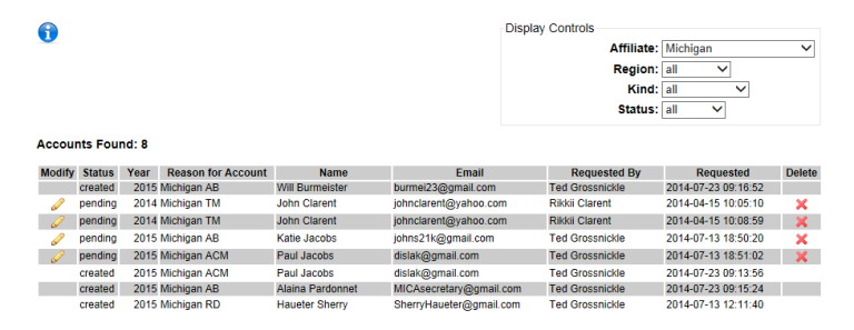 Manage Account Queue – DI Tournament Help